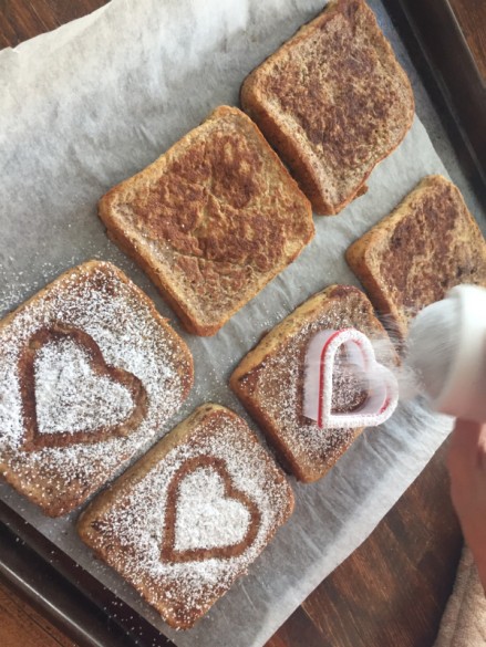 Valentine’s Breakfast – French Toast | Sugar Plum Sisters