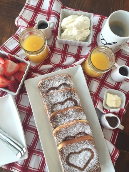 Valentine’s Breakfast – French Toast | Sugar Plum Sisters